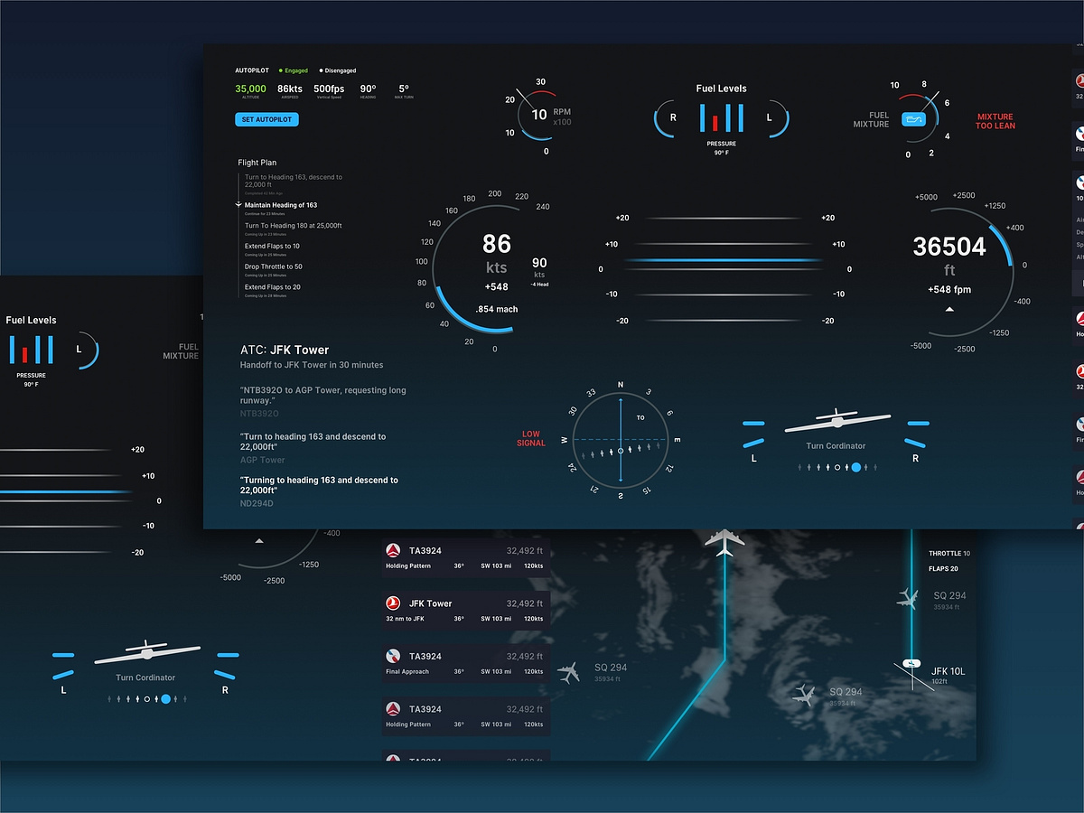 Flight Screen by Alex Benson on Dribbble