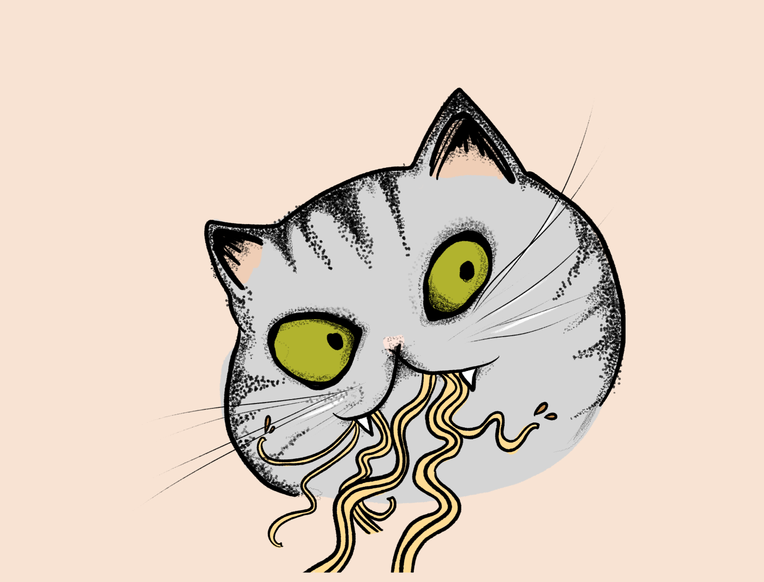 Pasta Monster by Anna Mischke on Dribbble