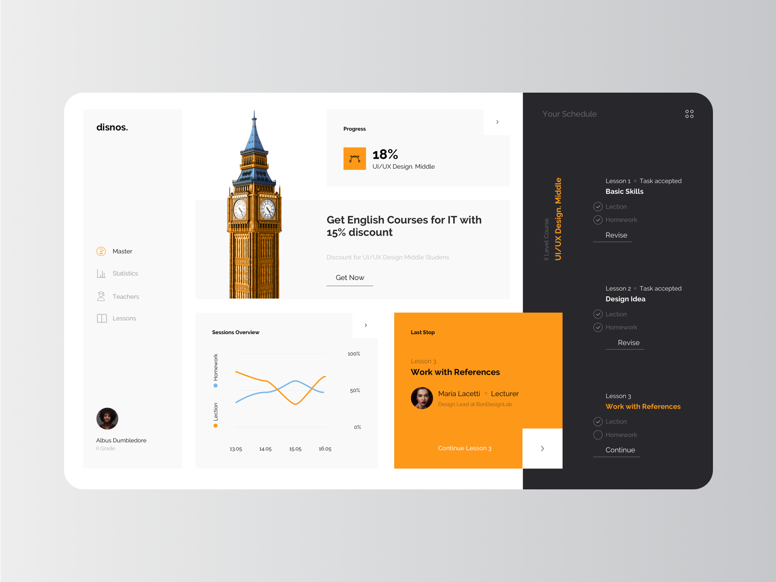 Disnos - eLearning Educational Platform by Kate R. for RonDesignLab ⭐️ ... Disnos - eLearning Educational Platform by Kate R. for RonDesignLab ⭐️ ...