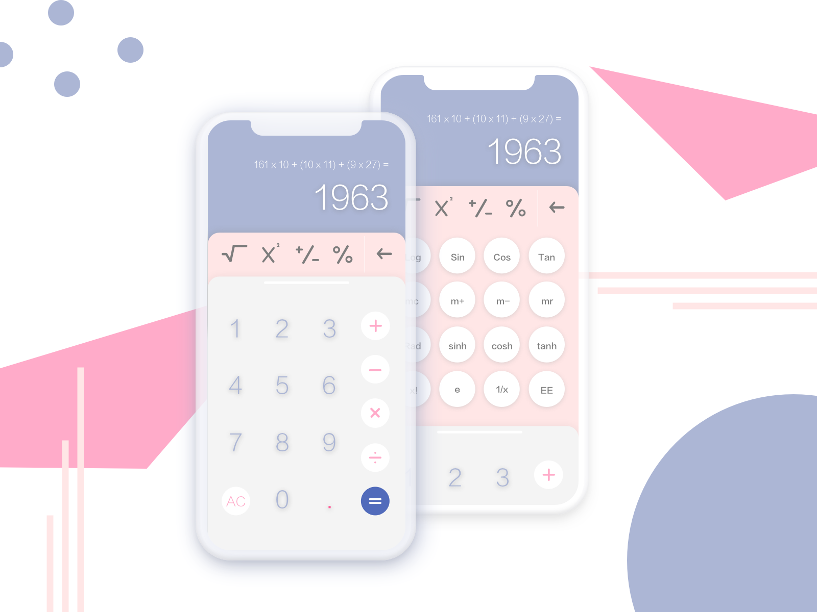 Calculator UI by Megan Mei on Dribbble