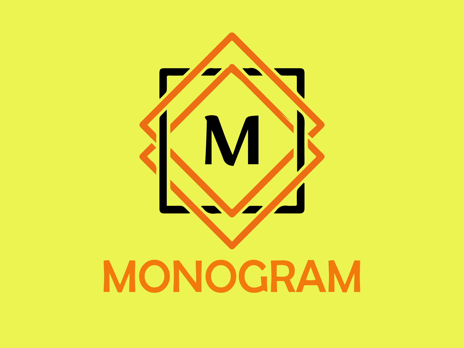 Design a Monogram Logo by Najmul Hossain on Dribbble