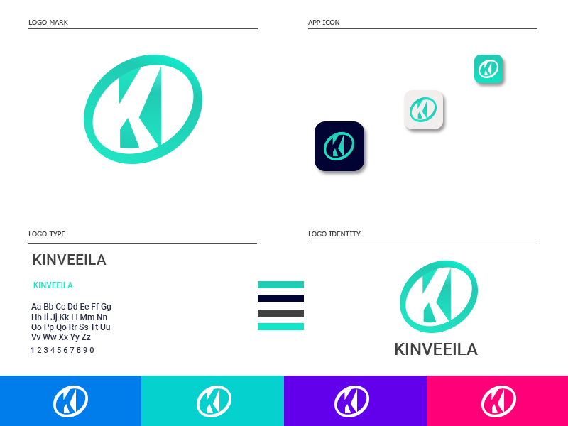 Kinveeila Logo Design by Md Khaled Al Hussain on Dribbble