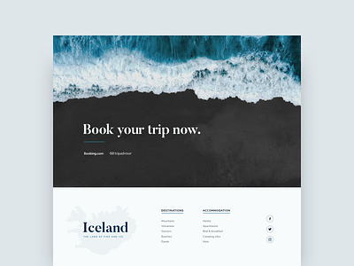 Iceland - Website Design by Cinnamon on Dribbble