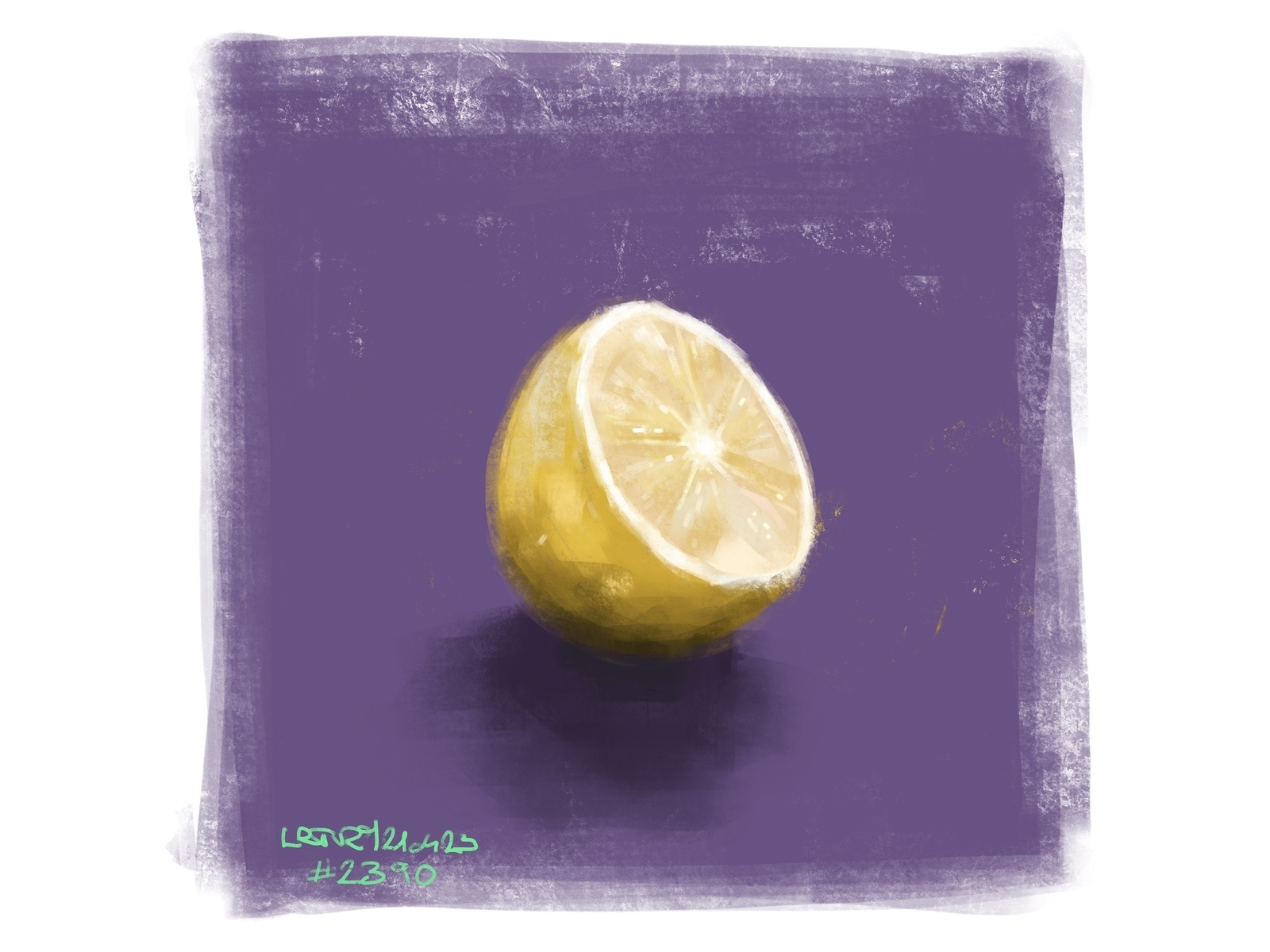 lemon speedpaint by László Rtvri on Dribbble