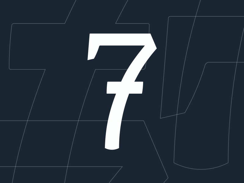 Seven with crossbar by PJ Engel on Dribbble