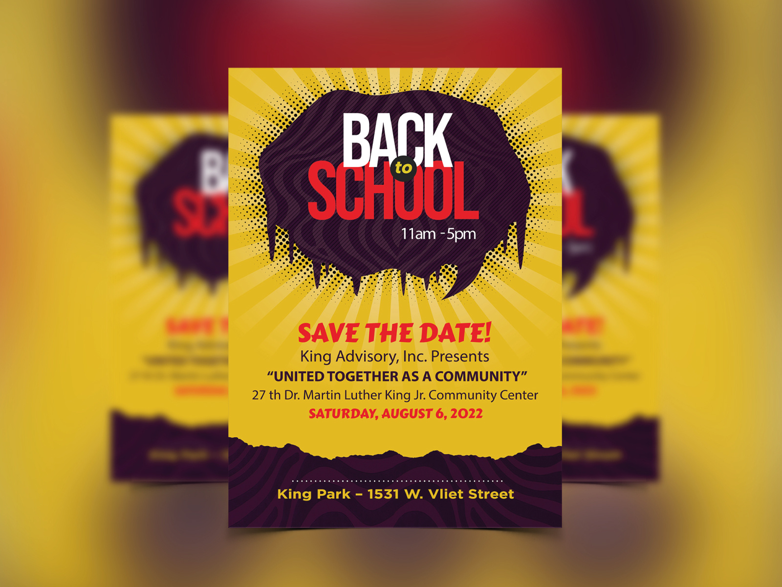 Event flyer design by Evan Ahmed on Dribbble