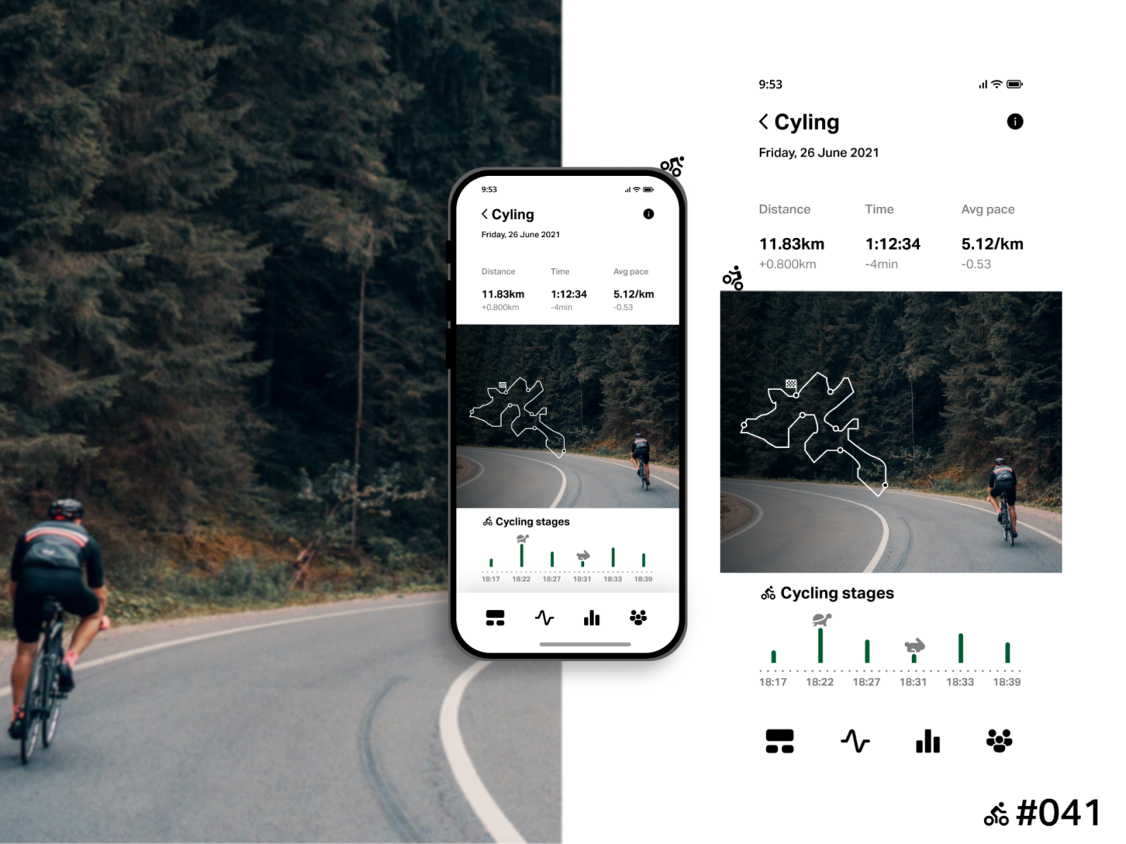 DailyUI #041 - Workout Tracker by Aurelien Colloc on Dribbble