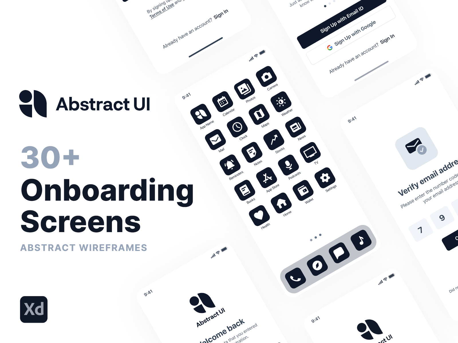 Onboarding Wireframe Kit by Sahil Vhora on Dribbble