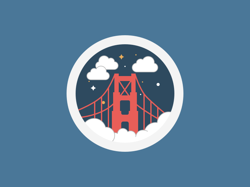 San Francisco by Niklas Peterson on Dribbble