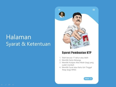 Design Aplikasi Pengurusan Pembuatan KTP by Rahmad Farizan on Dribbble