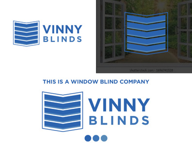 Window blind company logo by Md. Mahbub Alam on Dribbble