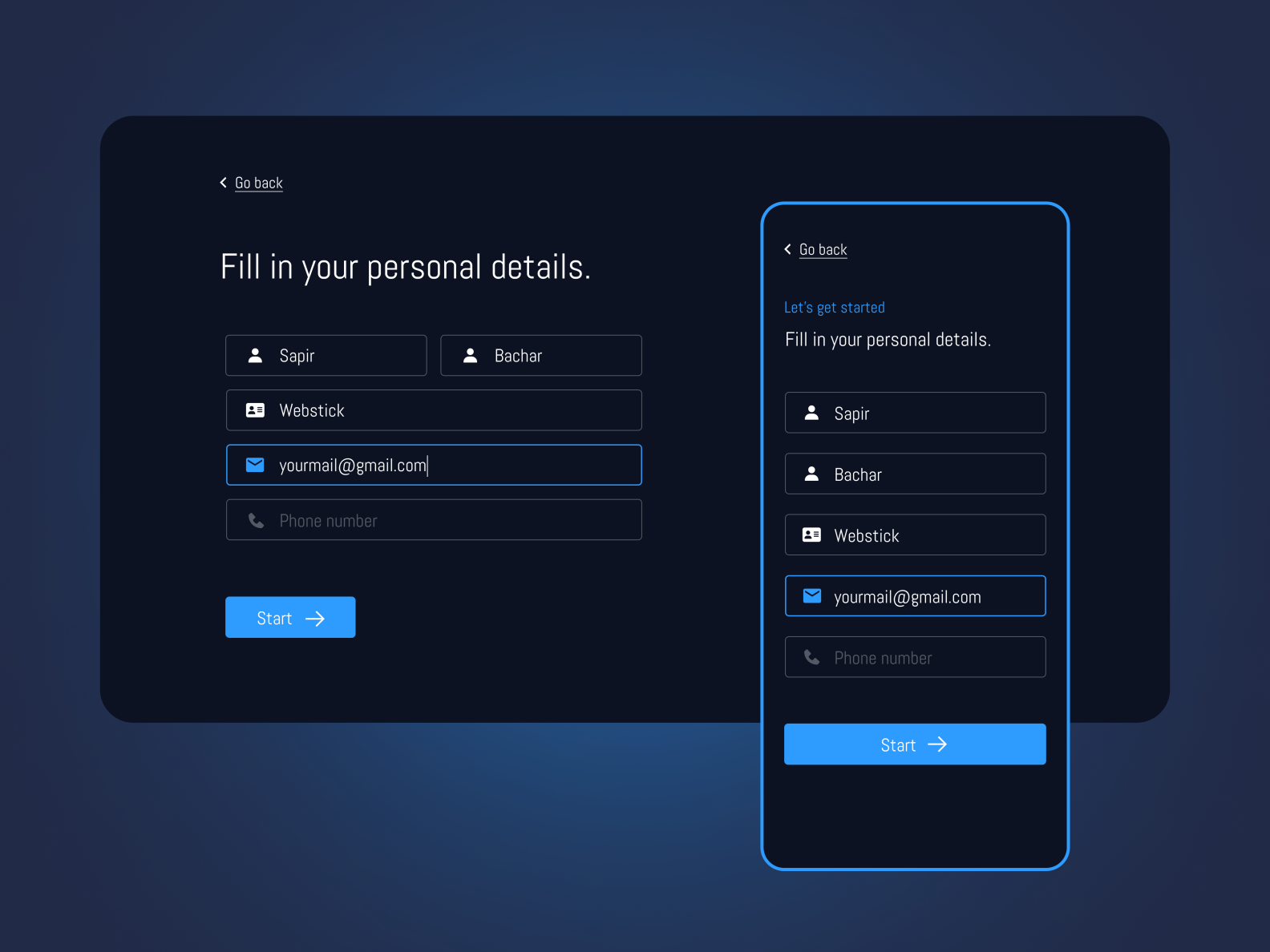 Cyber-attack form design by Sapir Eli Bachar on Dribbble