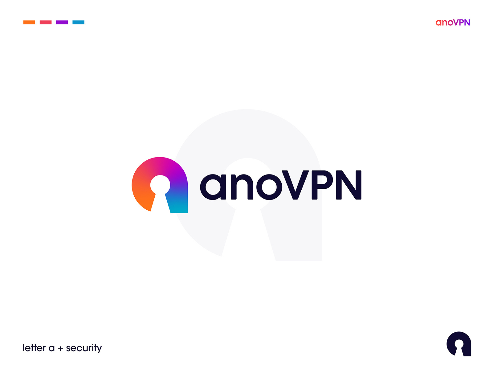 anoVPN Logo Design: Letter a, Security, VPN, Privacy, Proxy by Rafij ...