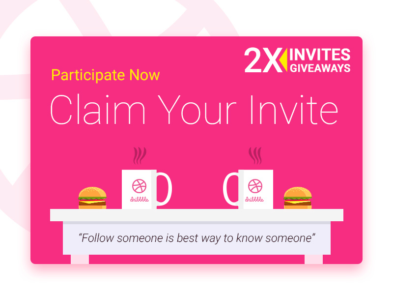 2 Invite Giveaway (Claim It Now) by Creative Boxx™ on Dribbble