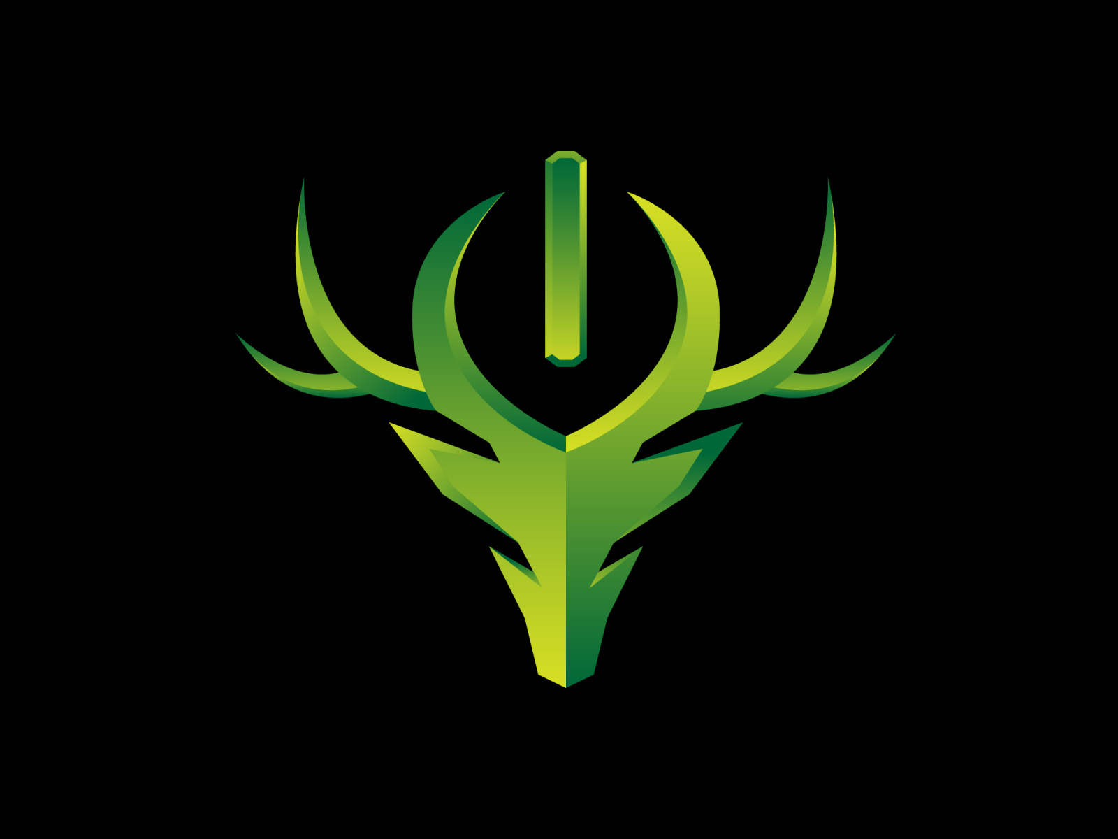 Deer Power Logo by Yudaharv on Dribbble