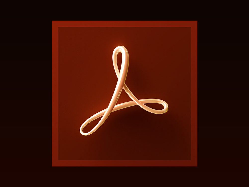 Adobe Acrobat Icon by Andrey Davlikanov on Dribbble