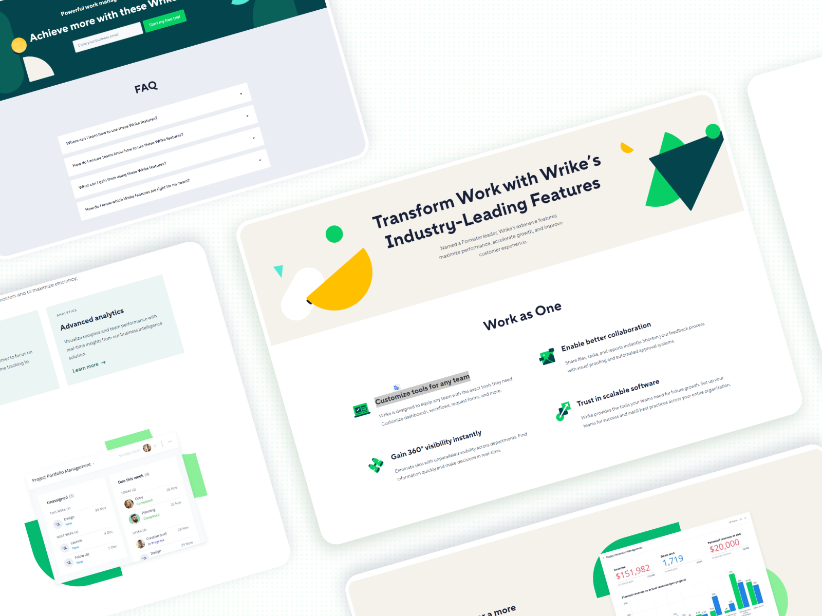 Performance Management landing page by Forhad Sheikh on Dribbble