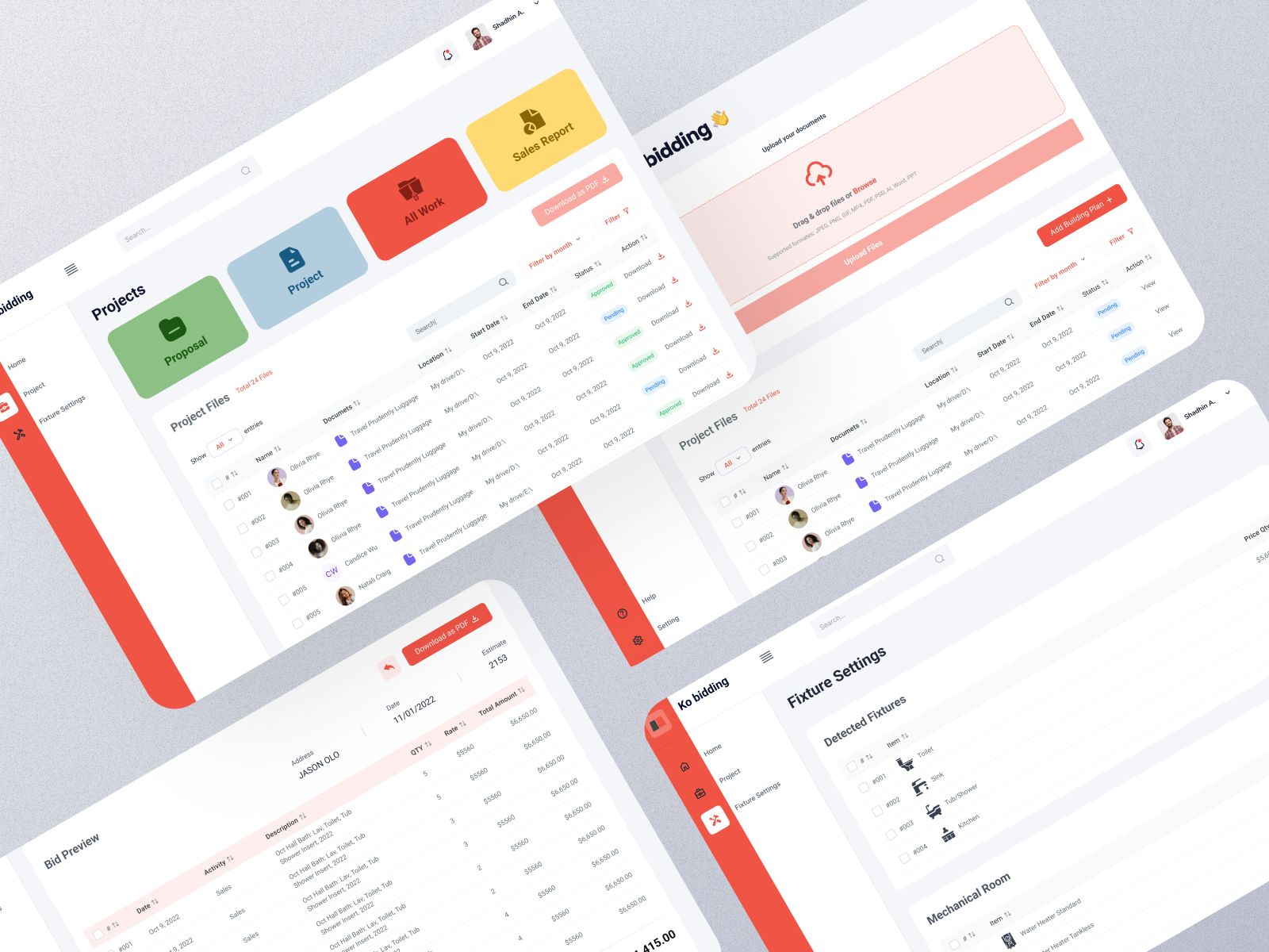 Bid Tool - Dashboard UI/UX Design by Forhad Sheikh on Dribbble