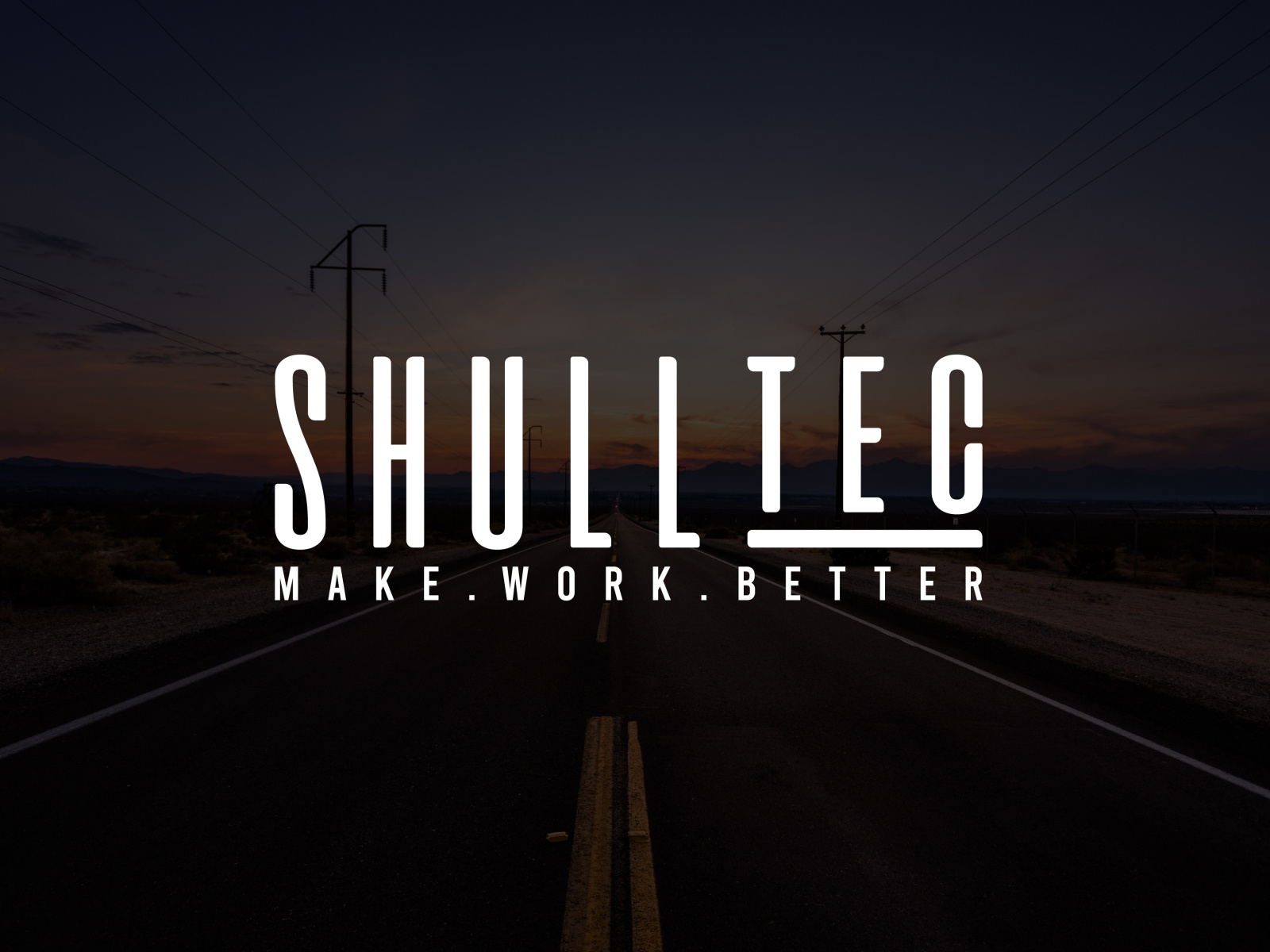 Typography Logo - Shull Tec by Willsanne on Dribbble