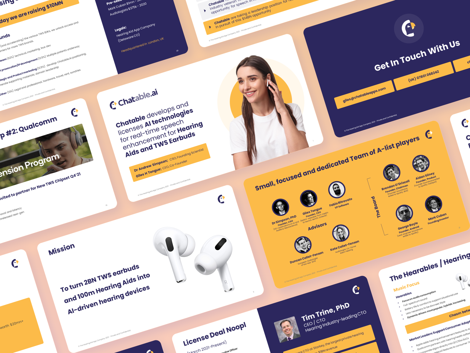 Chatable Pitch Deck by Sami U Islam on Dribbble