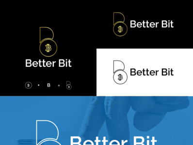 Logo Design for Better Bit by Ribbon & More on Dribbble