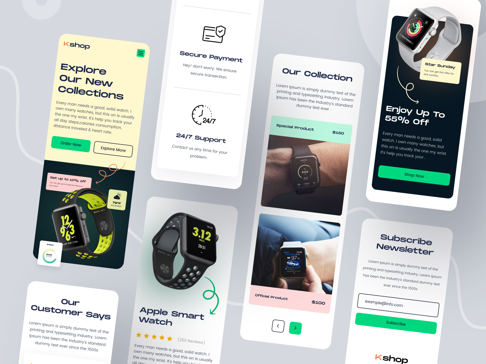 K Shop- Responsive UI Ecommerce Website Design. by Ripon Pal 🔥 on Dribbble