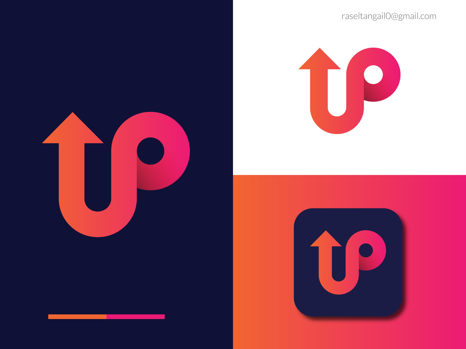 up brand mark by Artology 🟢 on Dribbble