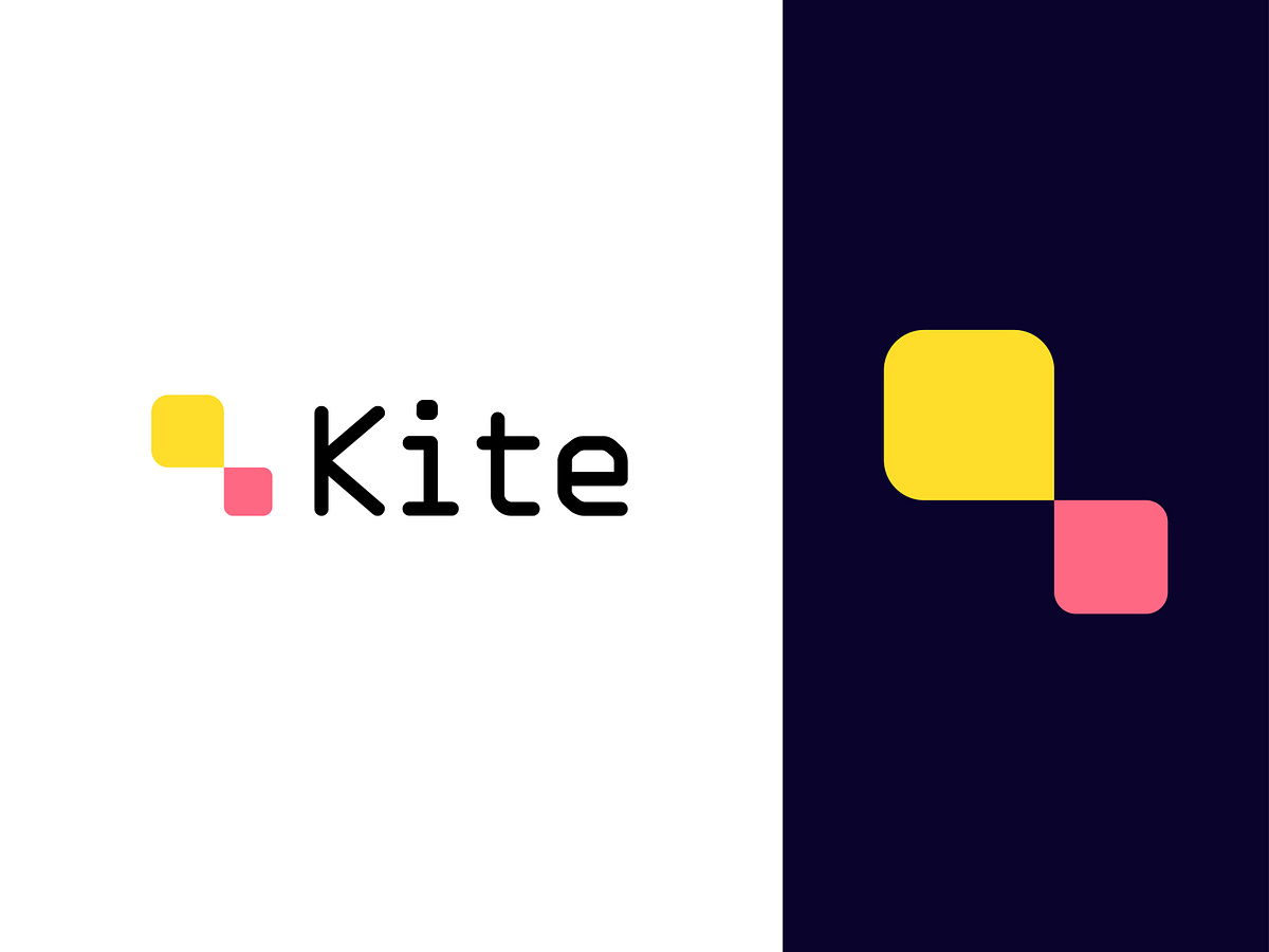kite - logo design by Artology on Dribbble