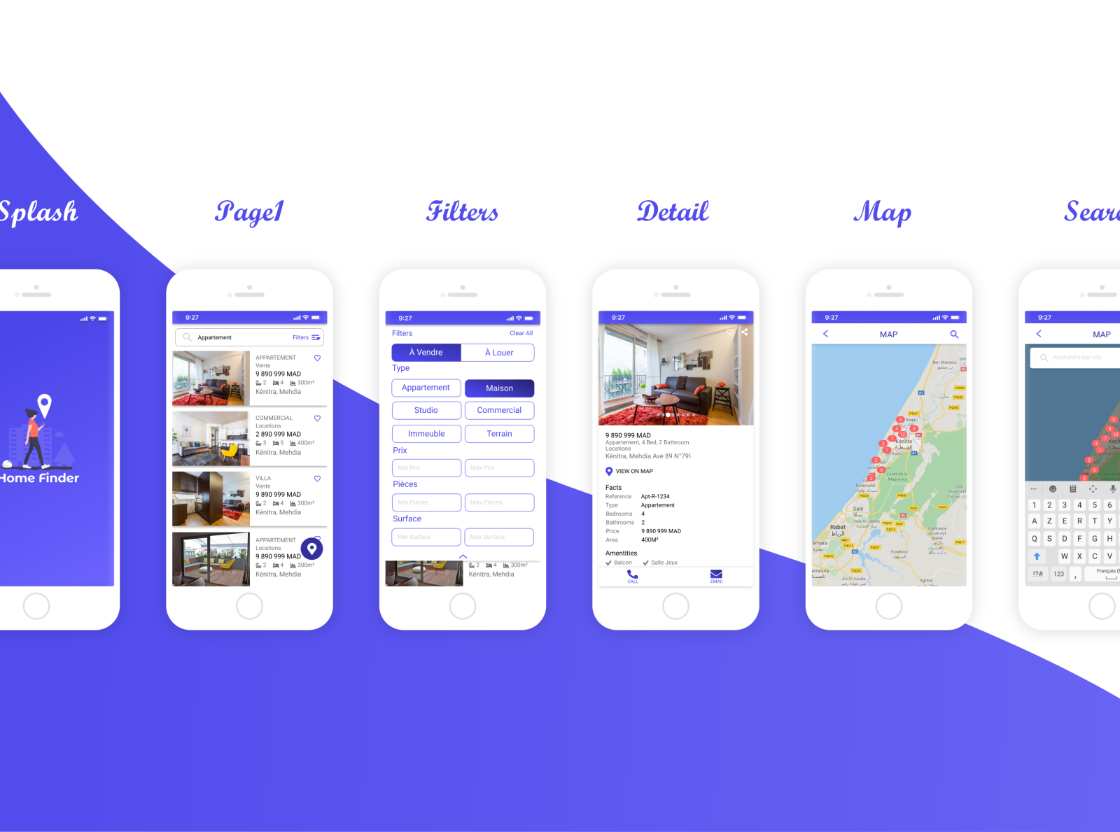 Home Finder App by Yassine ANAINIAA on Dribbble