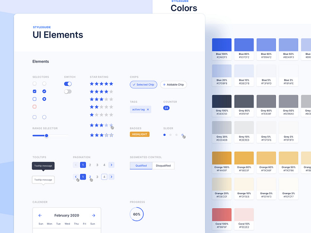 Internal Style Guide by Diana Palavandishvili for Fintory on Dribbble