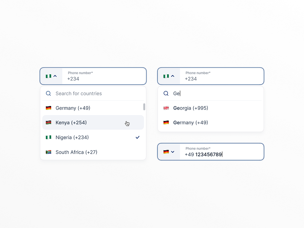 Dropdown UI designs, themes, templates and downloadable graphic ...