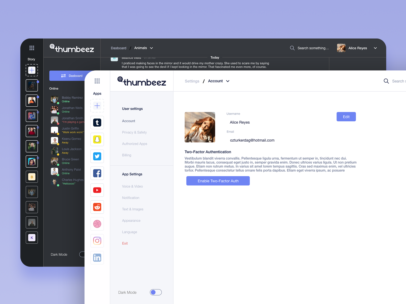 Add App Connection & Setting Page - Simple Elegant by Öztürk Erdağ on ...