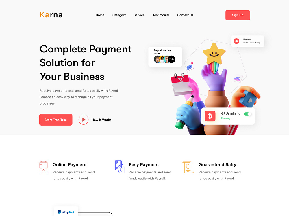 Banking Landing Page Design by Akash Ahamed on Dribbble