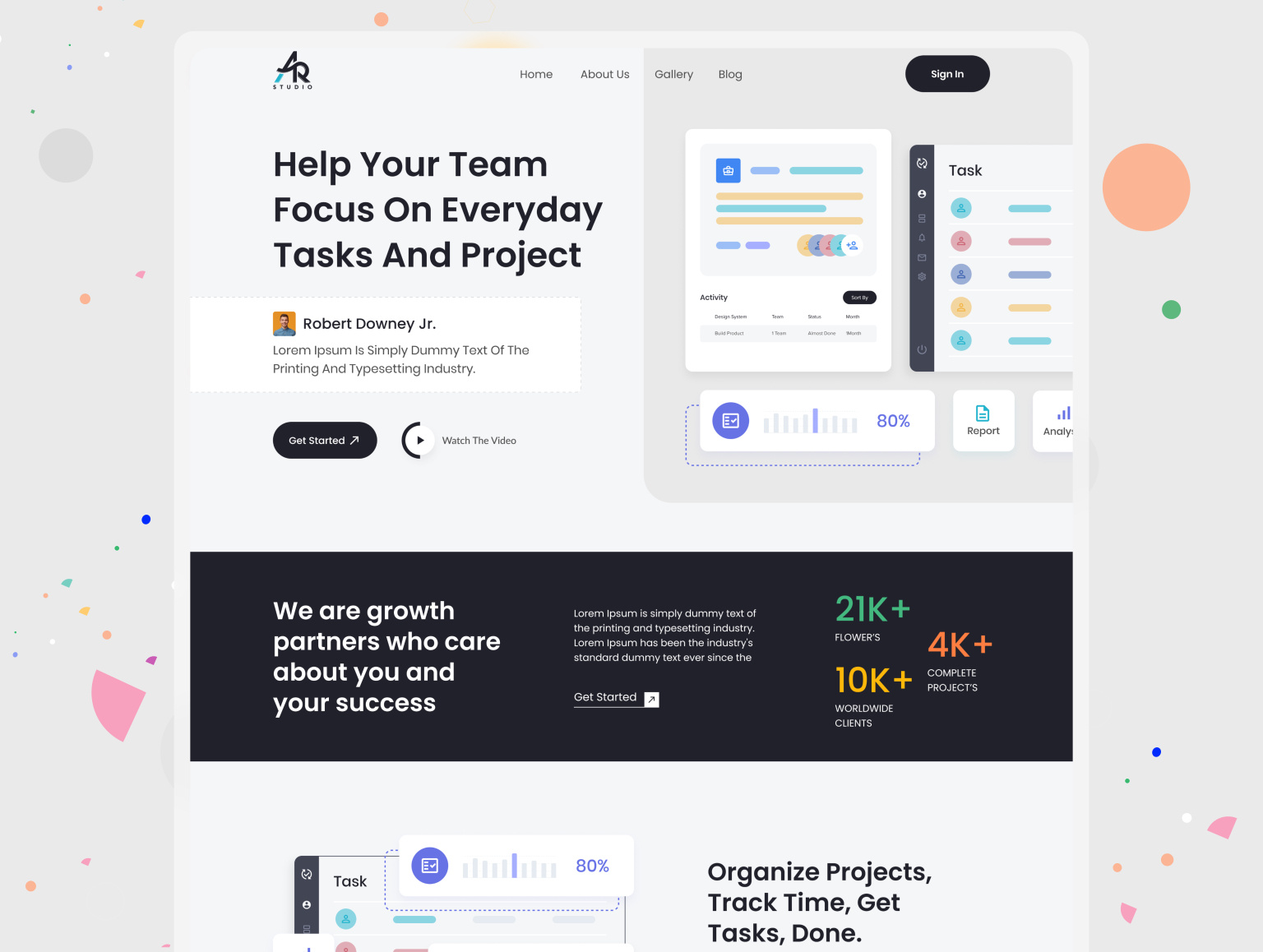 Task Management Landing Page Design by Akash Ahamed on Dribbble Task Management Landing Page Design by Akash Ahamed on Dribbble