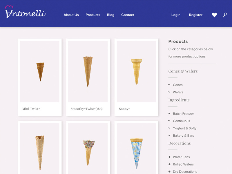 All Products for Antonelli by MadeByShape on Dribbble