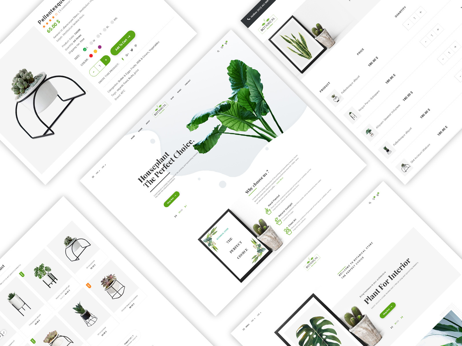 Botanical HTML5 Ecommerce Template By Html Beans On Dribbble