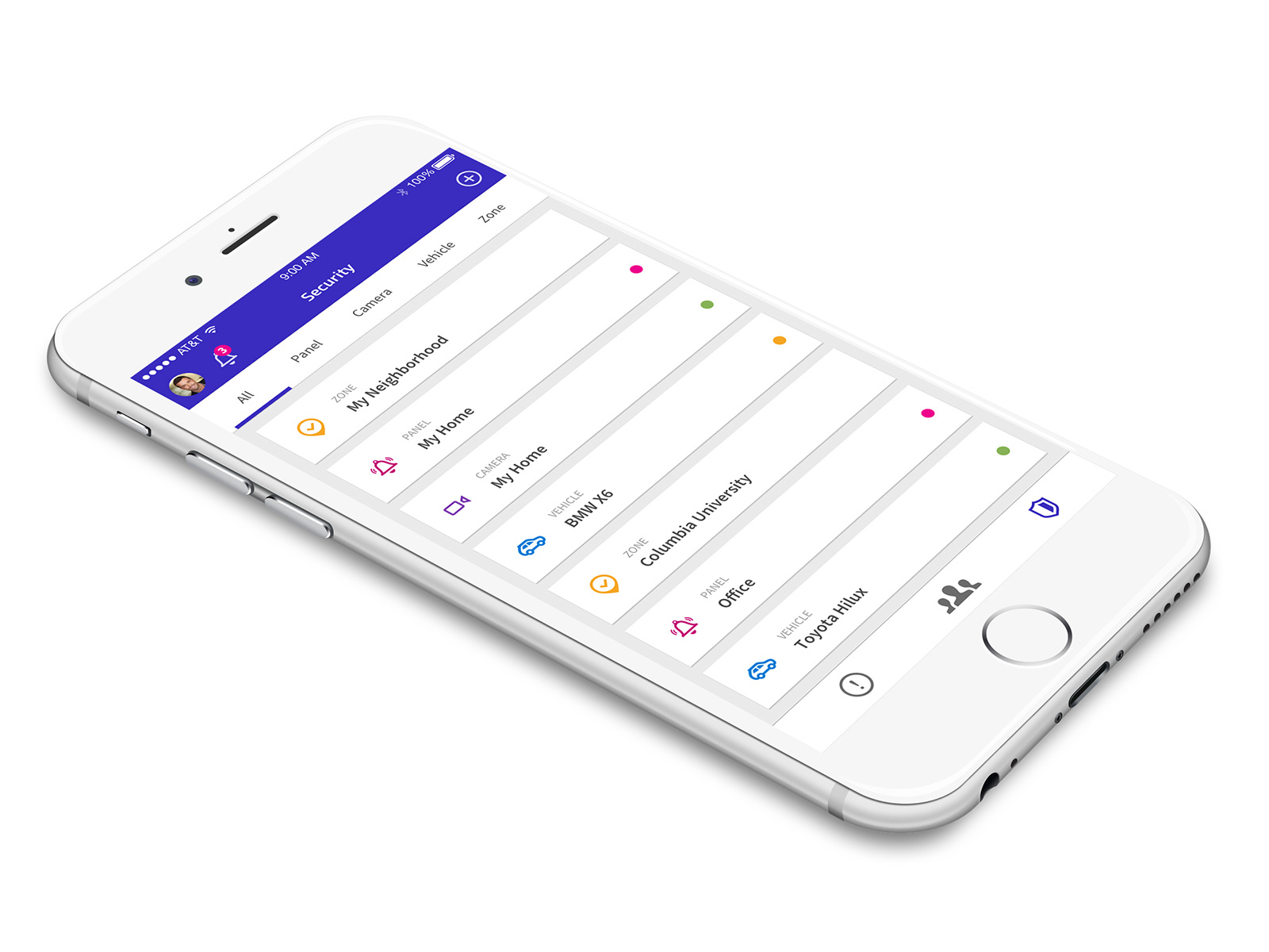 ISY Mobile App by Cristian Bosch on Dribbble