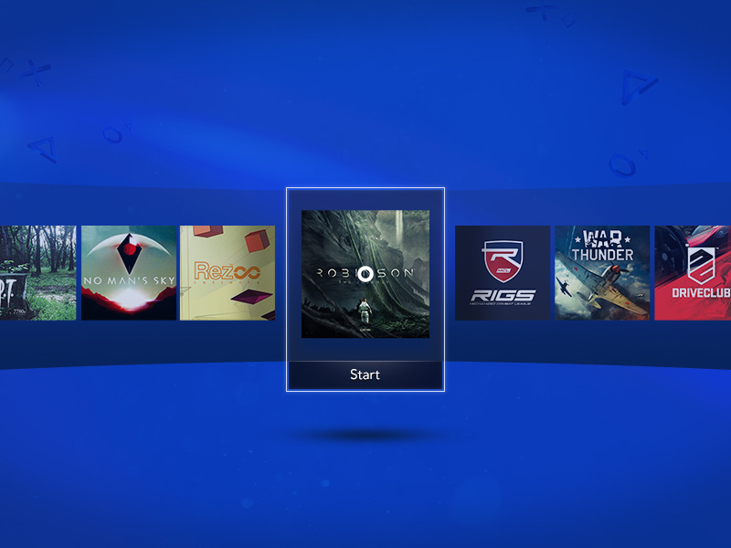 PlayStation VR Interface by Nixson Sysanga on Dribbble