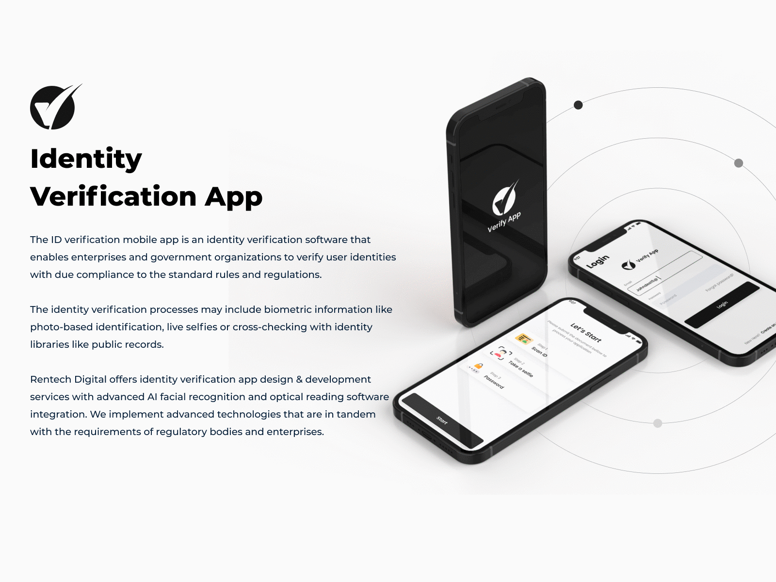 Identity verification app by Rentech Digital on Dribbble