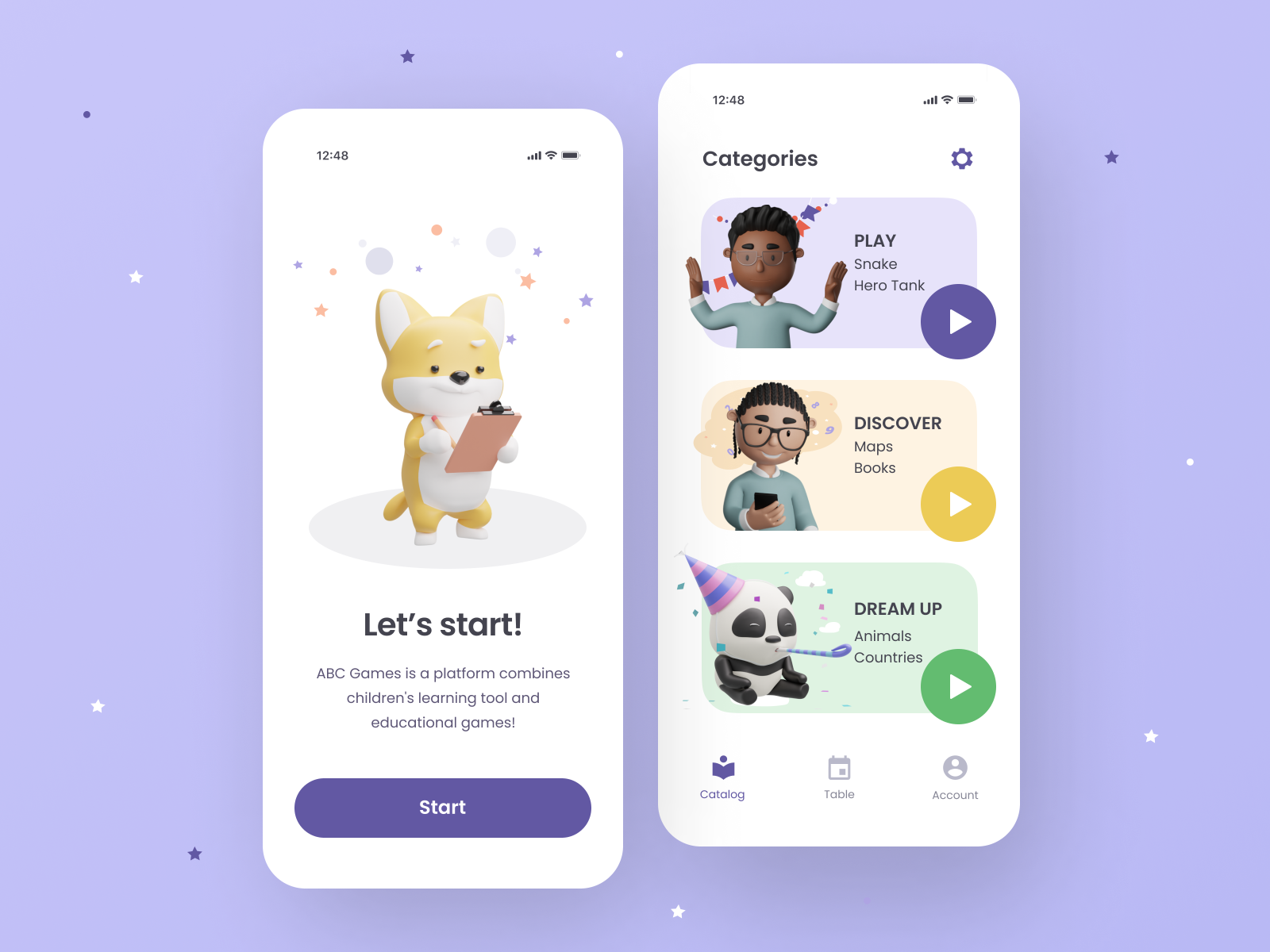 Educational game app for kids by Madina Sadykova for The Department on ...