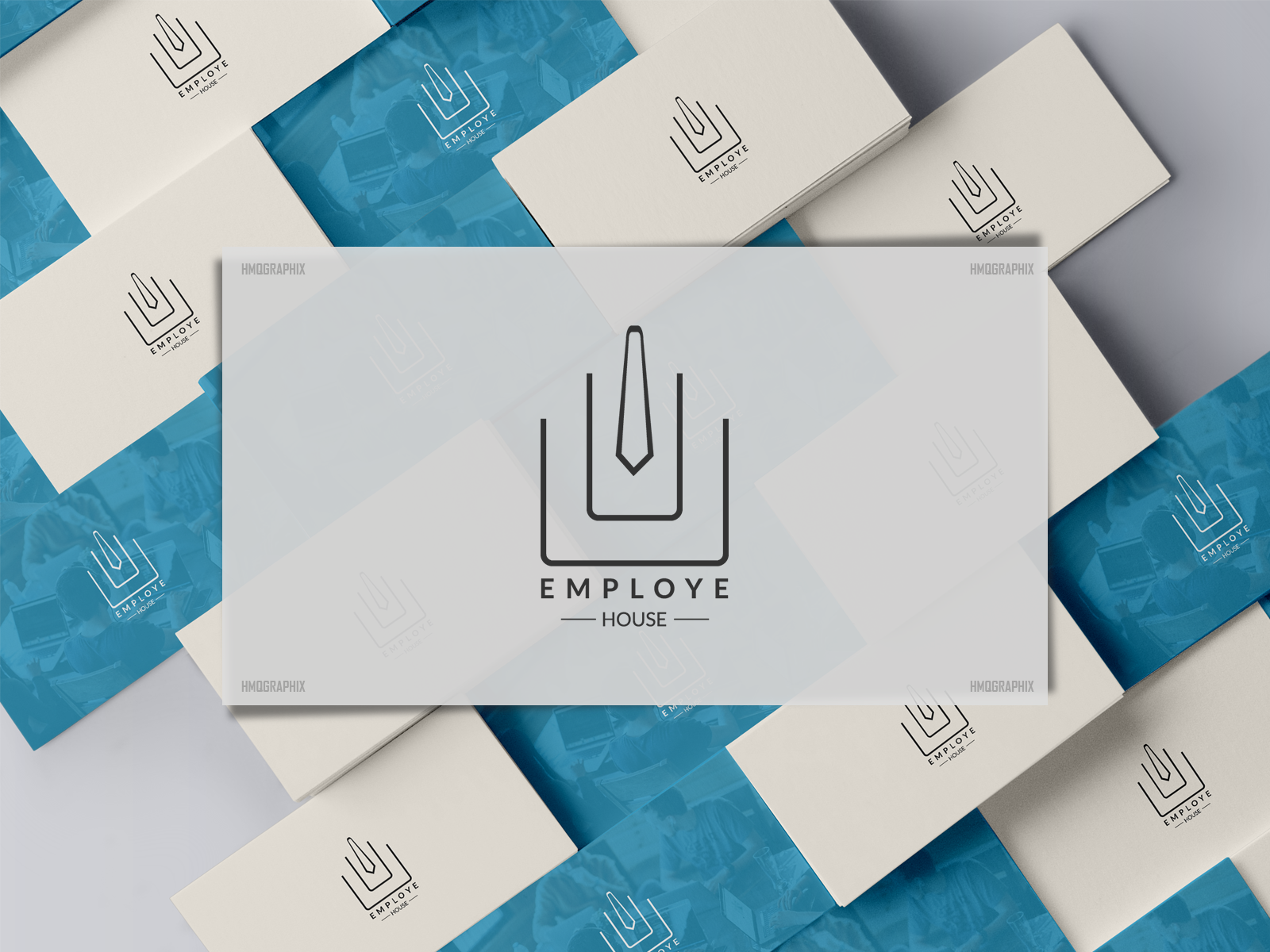 Employe House Minimalist modern business logo by HMQ Graphix on Dribbble