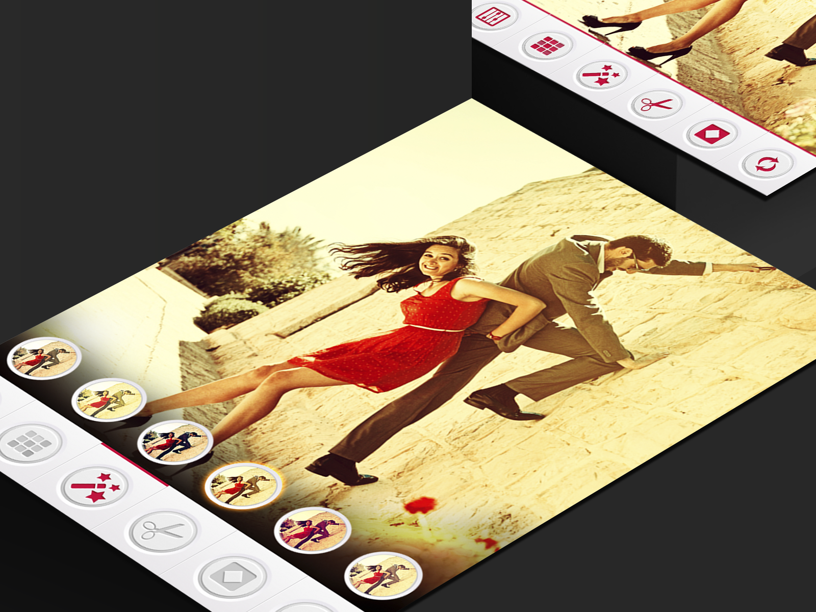 Photo Edit Application 2 by Tiana Tia on Dribbble