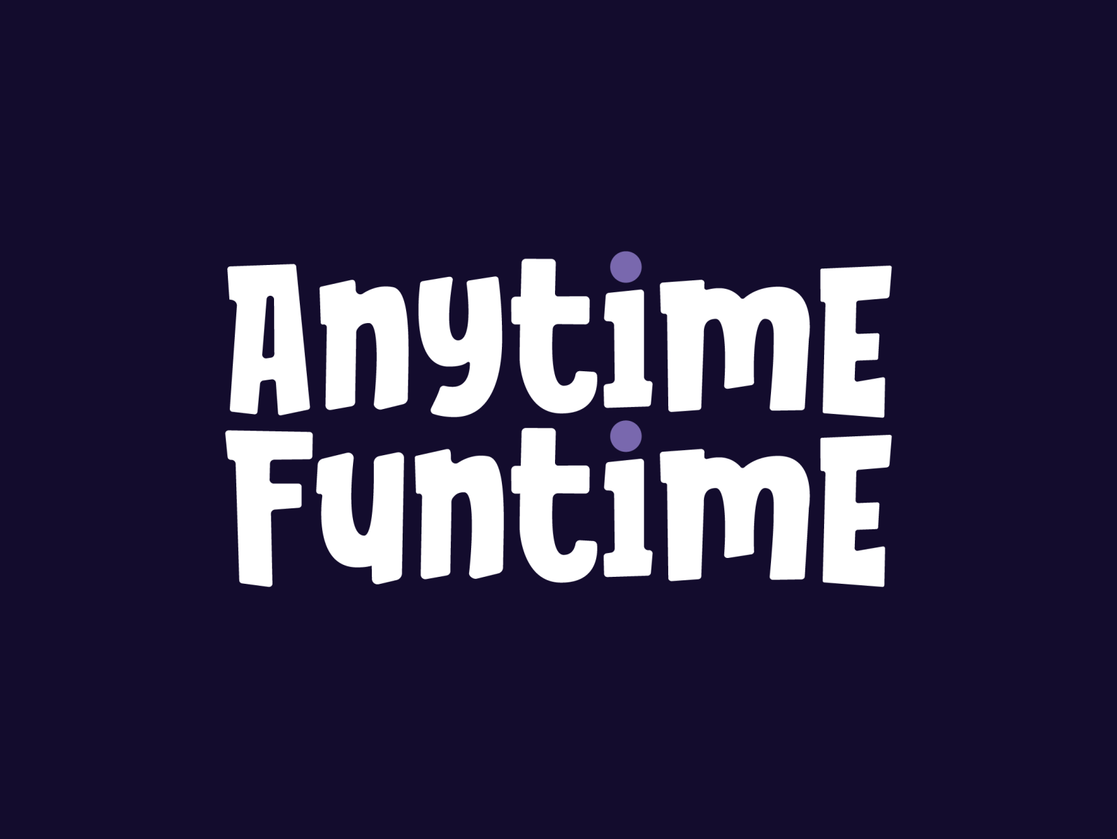 Anytime Funtime Wordmark by Patricia Roxas Chua on Dribbble