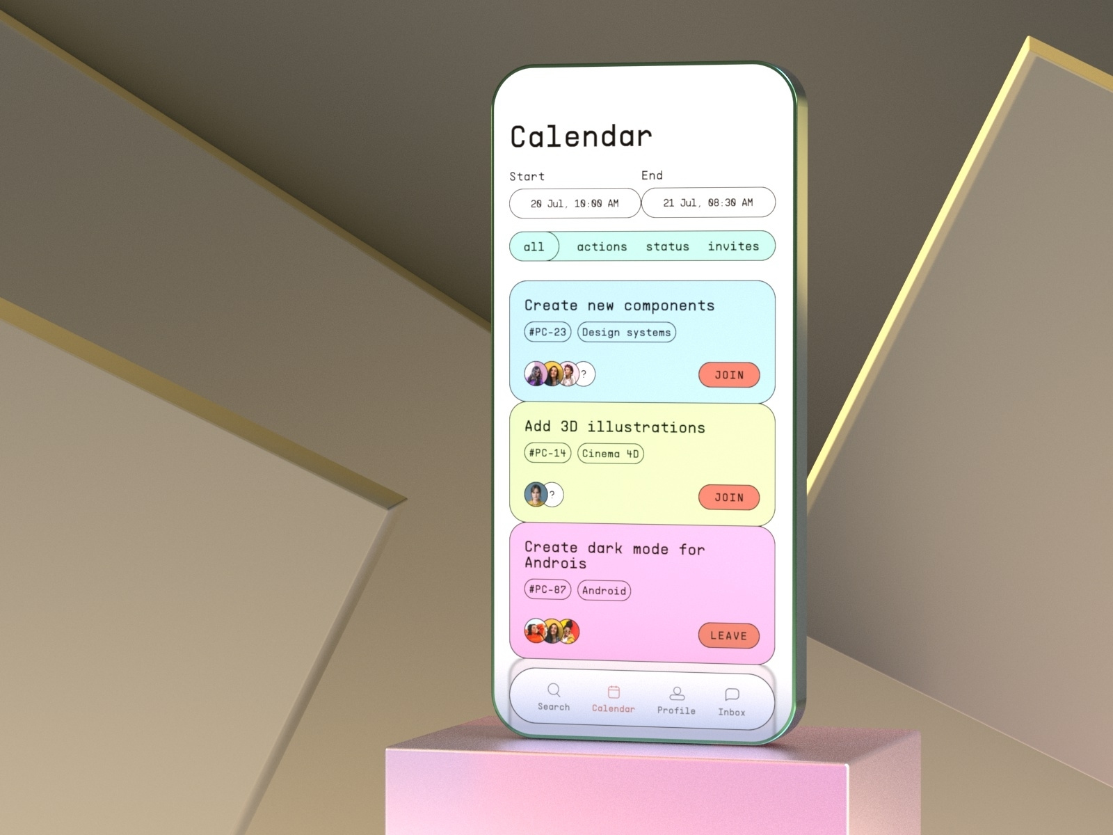 Task Management App Mobile Concept by Egor for Salt & Bold on Dribbble