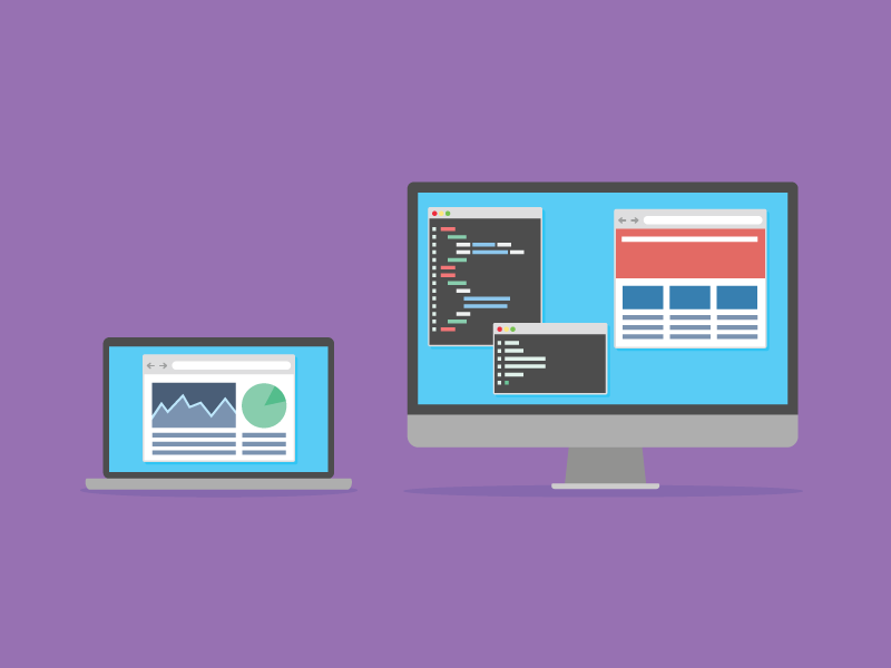 Computer Screens by Billy Tamplin on Dribbble