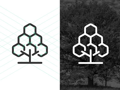 A tree logo or a bunch of grapes logo? by 张小早 on Dribbble