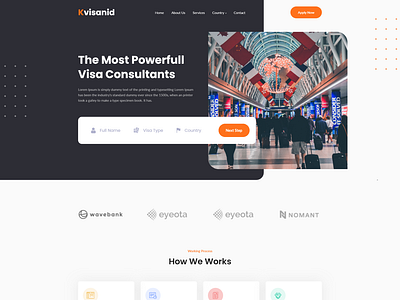 Immigration Consulting Landing Page by Tufayel Khan for StanVision ...