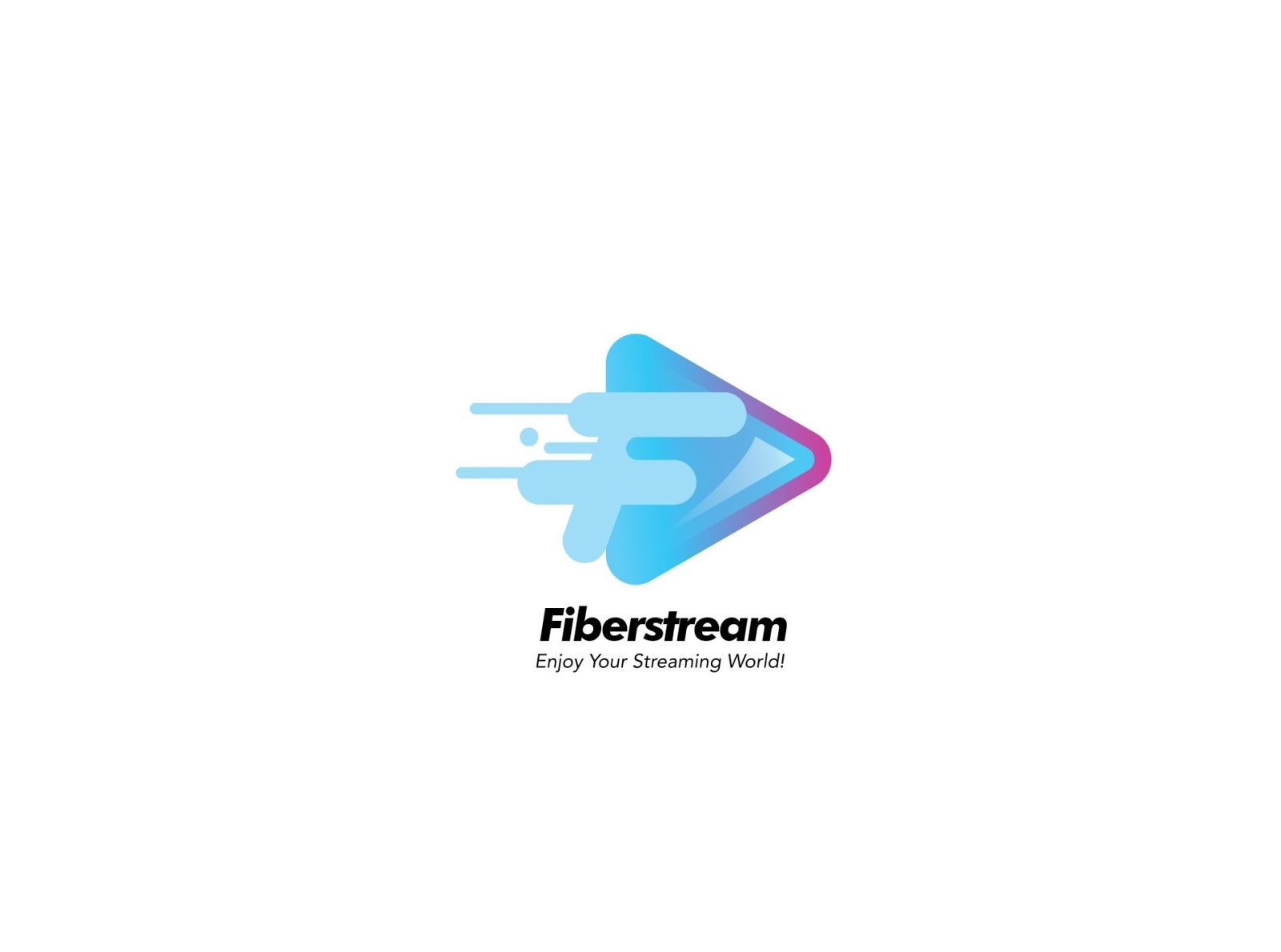 logo fiberstream by sanda prasetya on Dribbble
