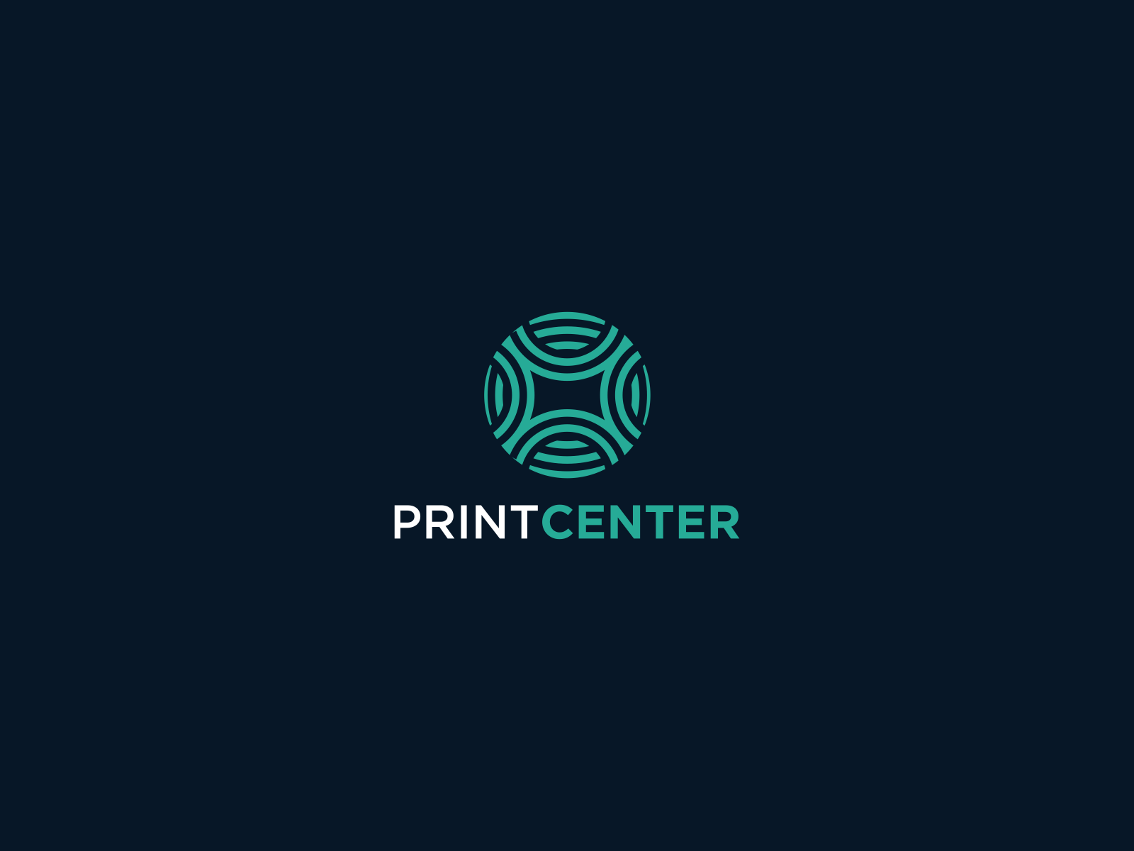 PRINTCENTER by square_art on Dribbble