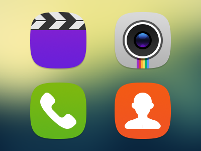 Android Launcher icons by Ashung Hung on Dribbble